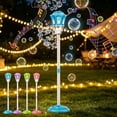 47" Adjustable Height Light Up Bubble Torch Garden Lamp Automatic ...