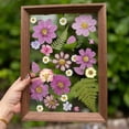 A4 Large Dried Pressed Flowers for Resin Purple Pressed Flowers Real ...