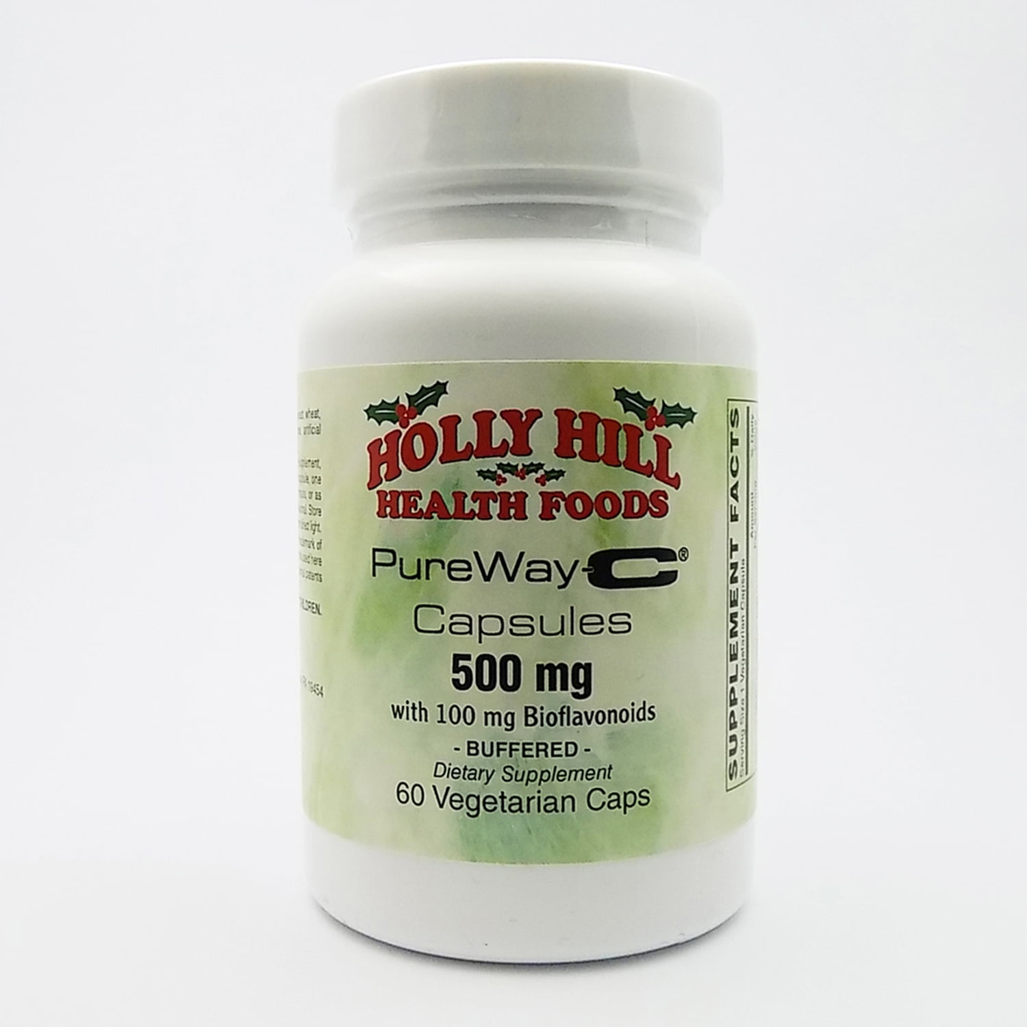 Holly Hill Health Foods, PureWay-C 500 MG with 100 MG Bioflavonoids ...