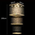 Miumaeov Modern Luxury K9 Crystal Chandelier Raindrop Ceiling Light ...