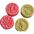 ANXPTIME Hand Pressure Moon Cake Baking Mould Dessert Cake Mold Chinese ...