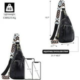 "YOMYM Womens Sling Bag, Small Crossbody Backpack, PU Leather ...