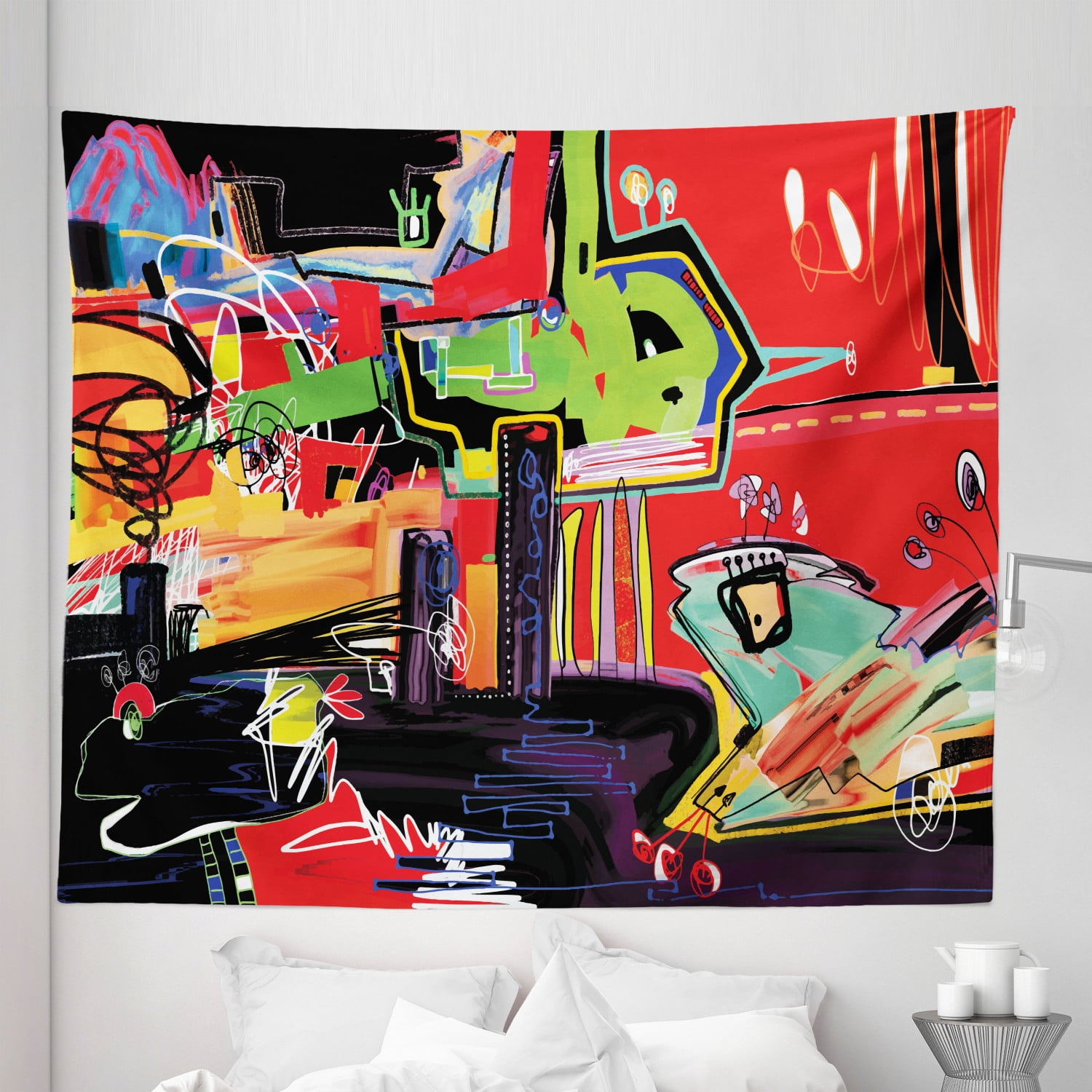 Abstract Tapestry, Digital Painting Concept Contemporary Art ...