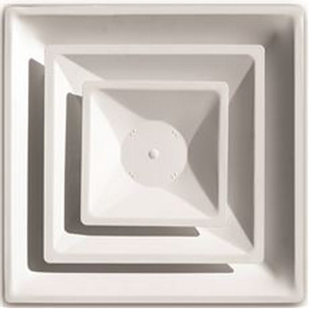 Truaire T-Bar 2 Cone Step Down Diffuser With Universal Back, No Collar ...