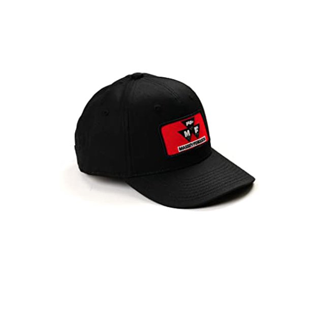 Youth Size Massey Ferguson Logo Hat, Solid Black Hat with Red Massey ...