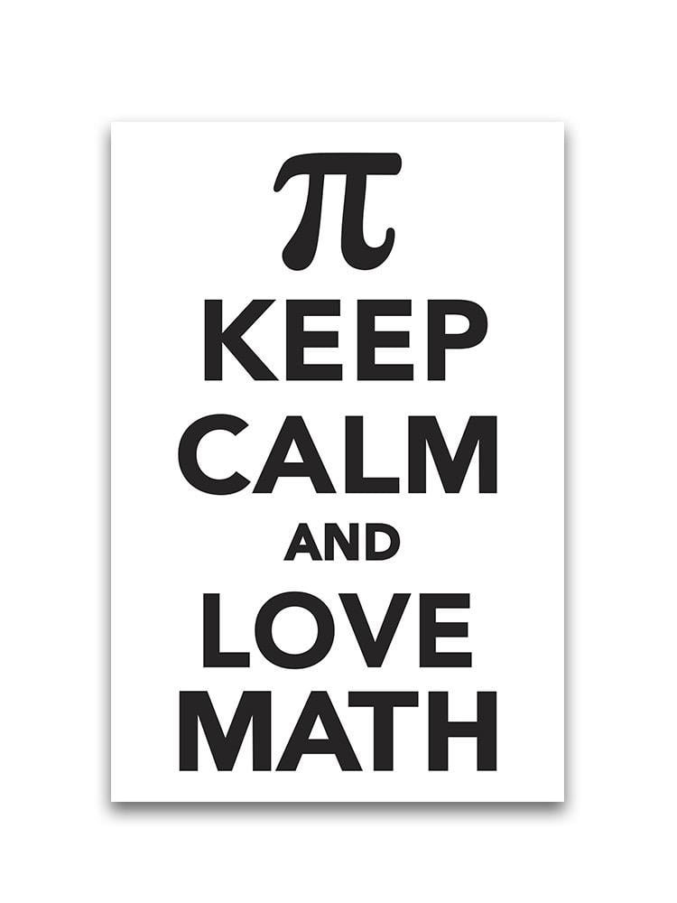 Keep Calm And Love Math Wallpaper