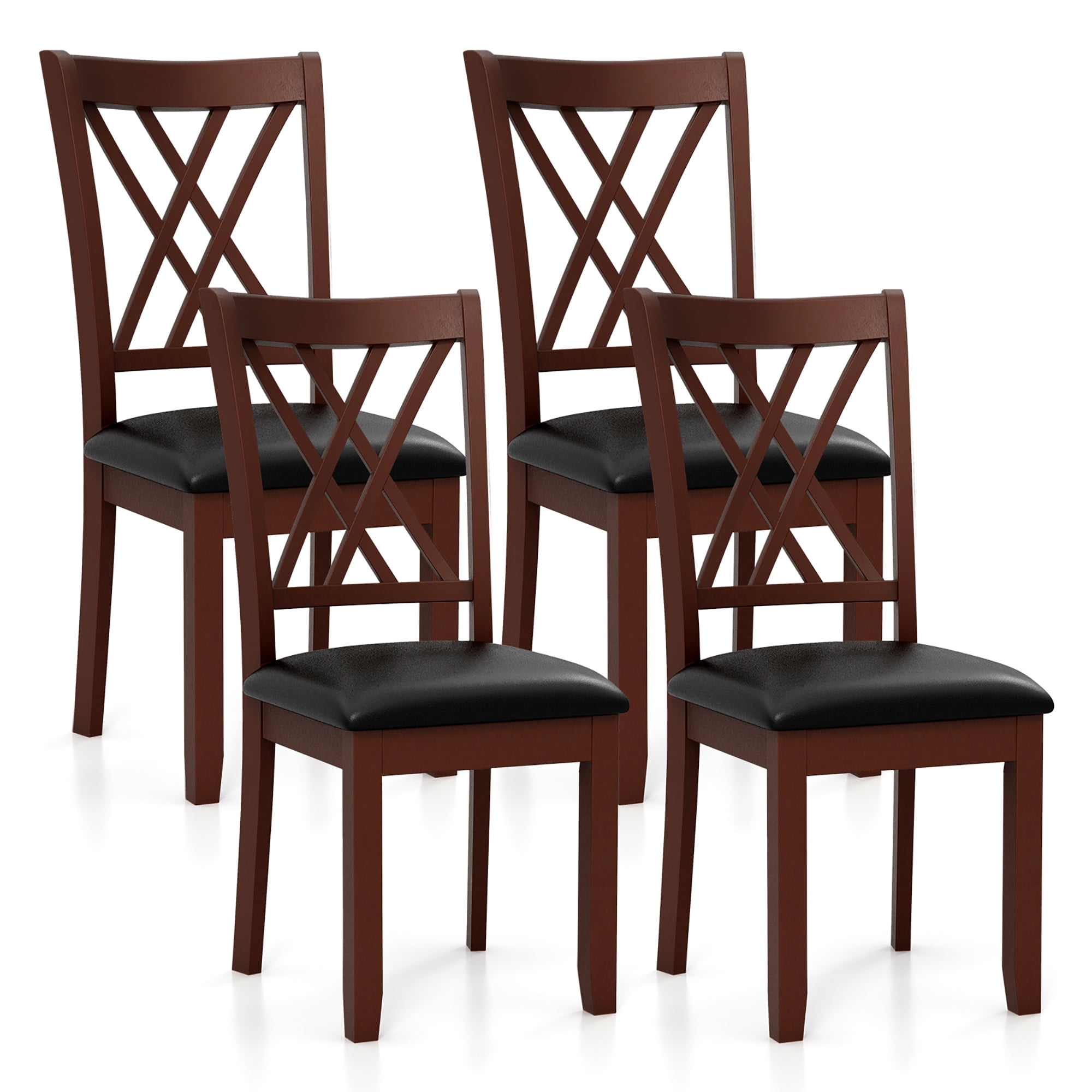 Click here for Gymax Set Of 4 Dining Chair Kitchen Chair With Bac... prices
