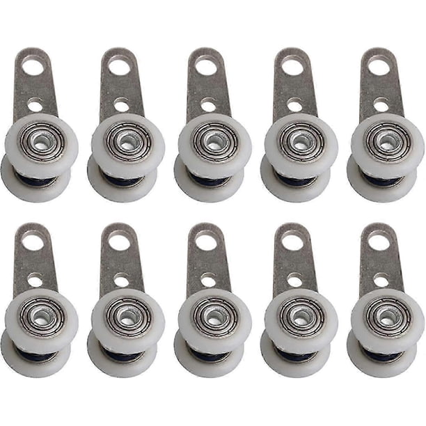 Set of 10 rollers for bay windows or sliding doors - metal and plastic ...