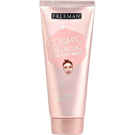 Freeman Cosmic Metallic Rose Gold Peel-Off Facial Mask, Soothes and ...