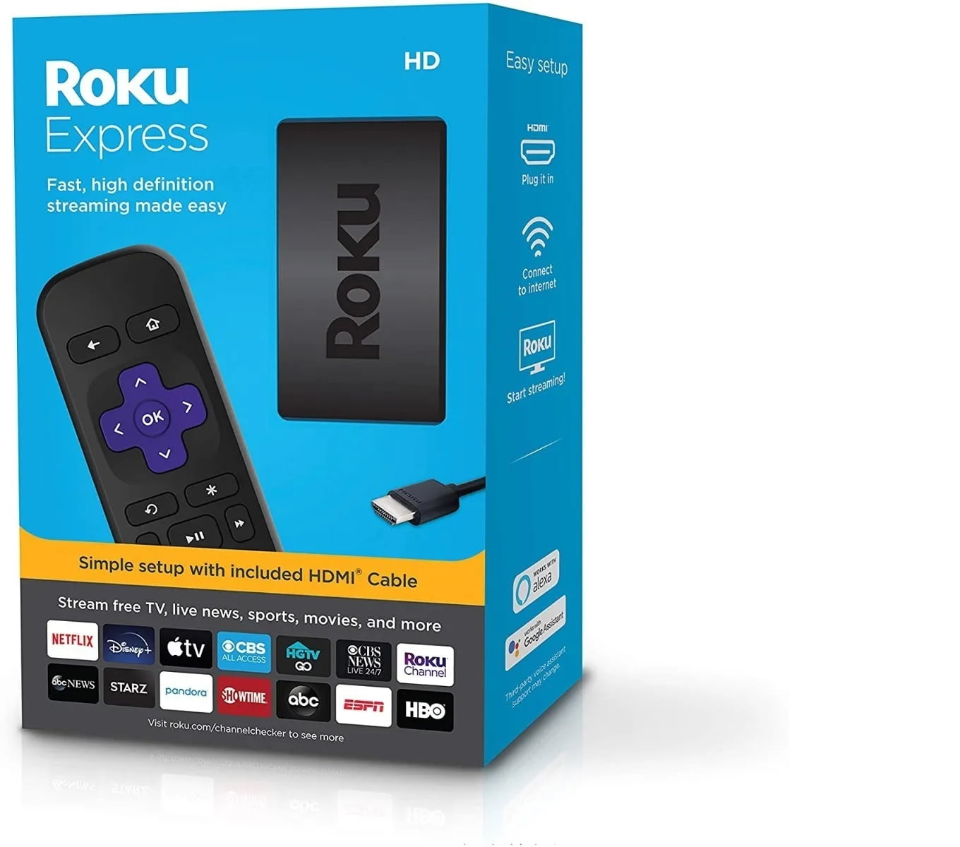Roku Express Hd Streaming Negro Roku Roku 3930 | Bodega Aurrera en línea