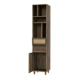 Luka Multi-Storage Wood Reclaimed Oak TV Tower - Walmart.com