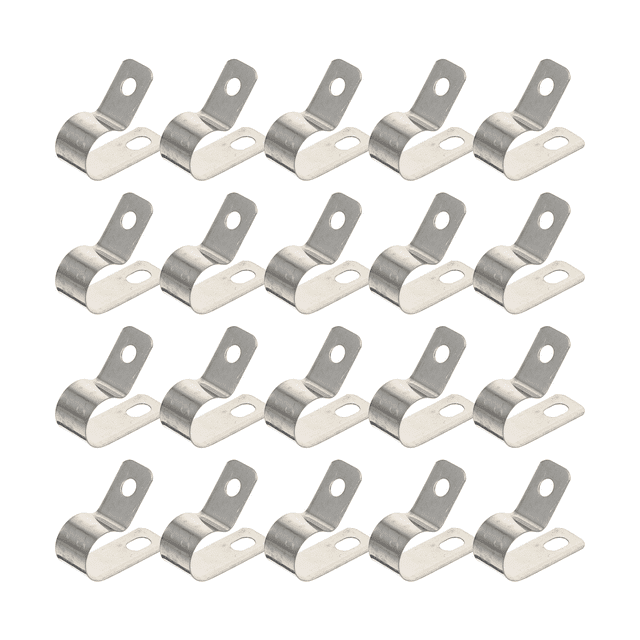 NUOLUX Cable Clamp Stainless Steel Clips Wire Kit Clip Assortment Pipe ...