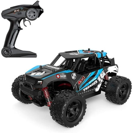 1:18 Scale Large RC Cars, 30KPH Speed, 2.4Ghz All Terrain Waterproof ...