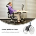 Office Chair Caster Wheels Twin Bearing Replacement Computer Desk Chair ...