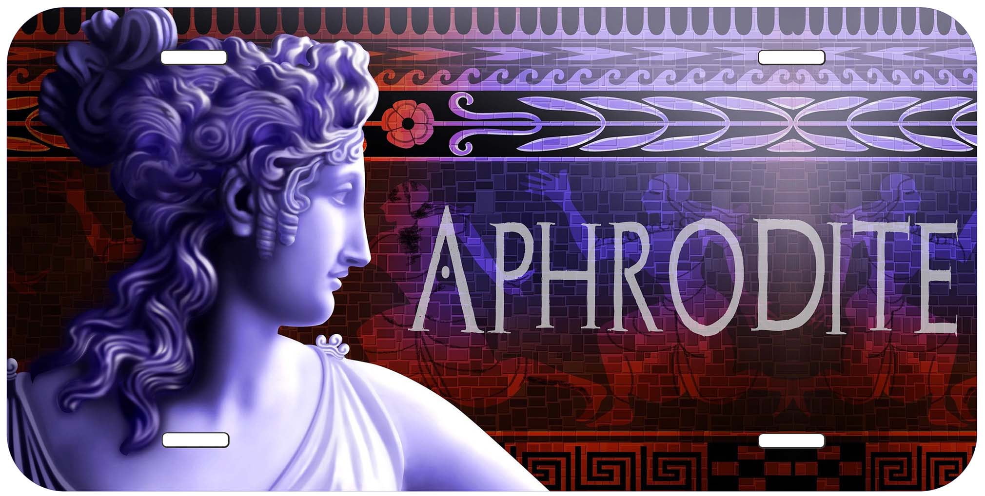 Aphrodite Greek Goddess Of Love And Beauty Novelty Car License Plate ...