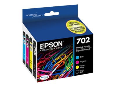 Epson T702120-BCS DURABrite Ultra Black and Color Combo Pack Standard ...