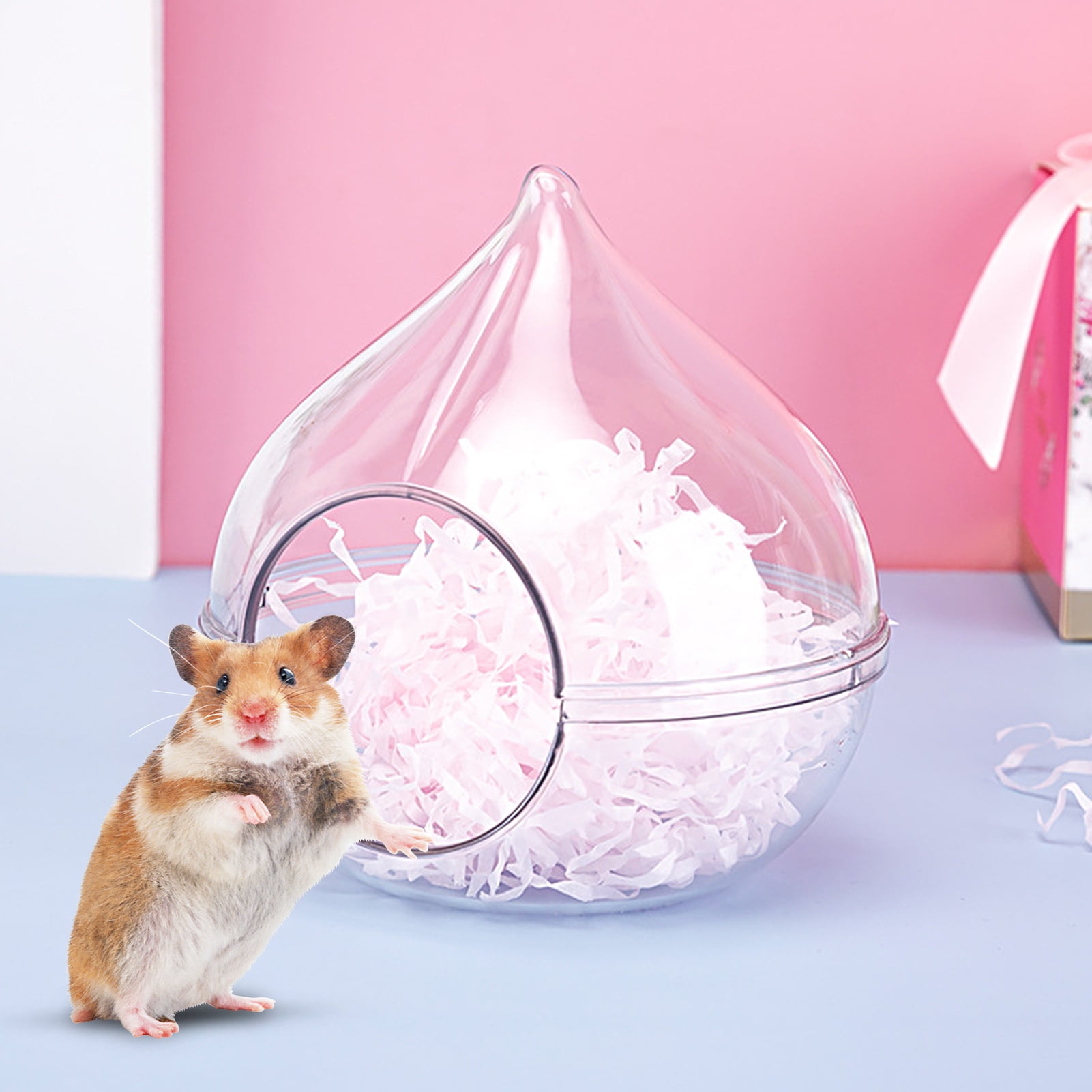 Sunjoy Tech Hamster Box Thicker Material Easily Draining Ball-Shaped ...