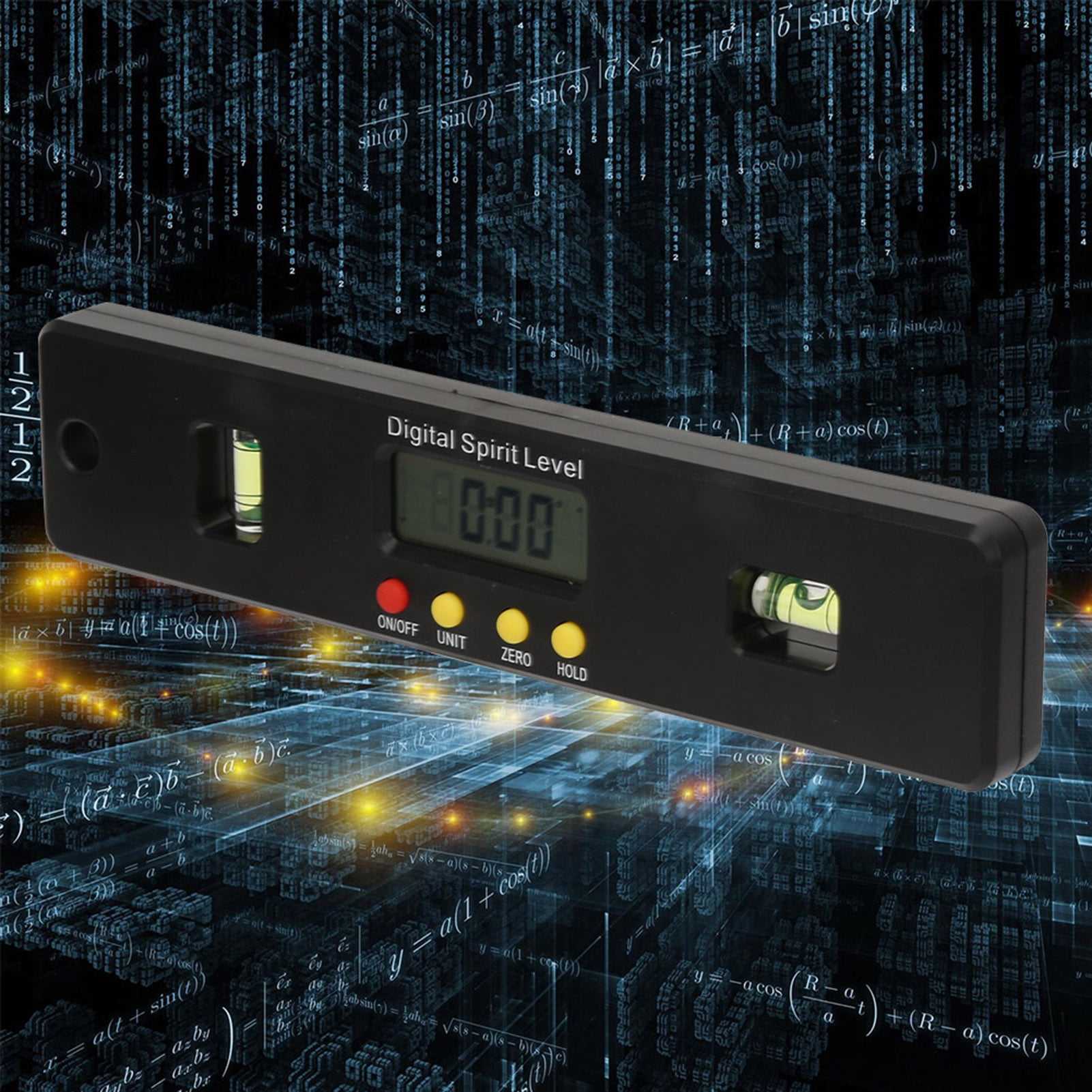 Digital Inclinometer, Battery Powered Digital Angle Protractor, 360 ...