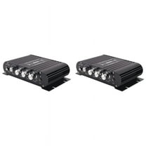 -838 HIFI Amplifier 2.1 Channel Car MP3 Mini Amp AUX Input High and Low ...