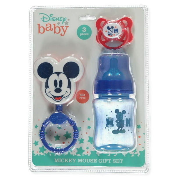 Disney Baby Unisex 3-Piece Mickey Mouse Gift Set - blue, one size ...