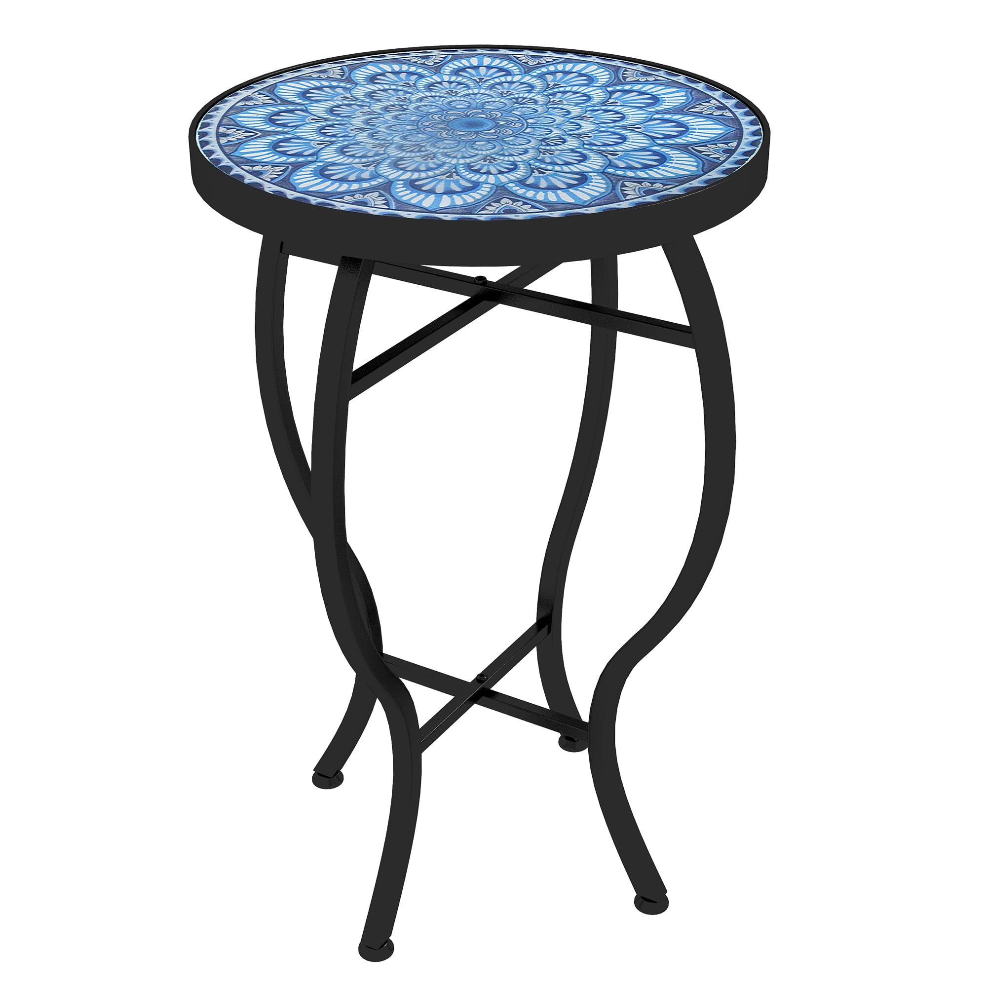 Click here for Outsunny Round Patio Table With Mosaic Tabletop  S... prices