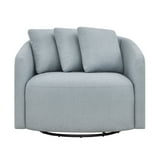 Free Shipping! Beautiful Cornflower Blue Boucle Accent Chair with ...
