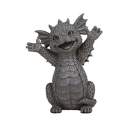 Ebros Jurassic Beowulf Elder Dragon Head Skull Realistic Fossil Statue ...