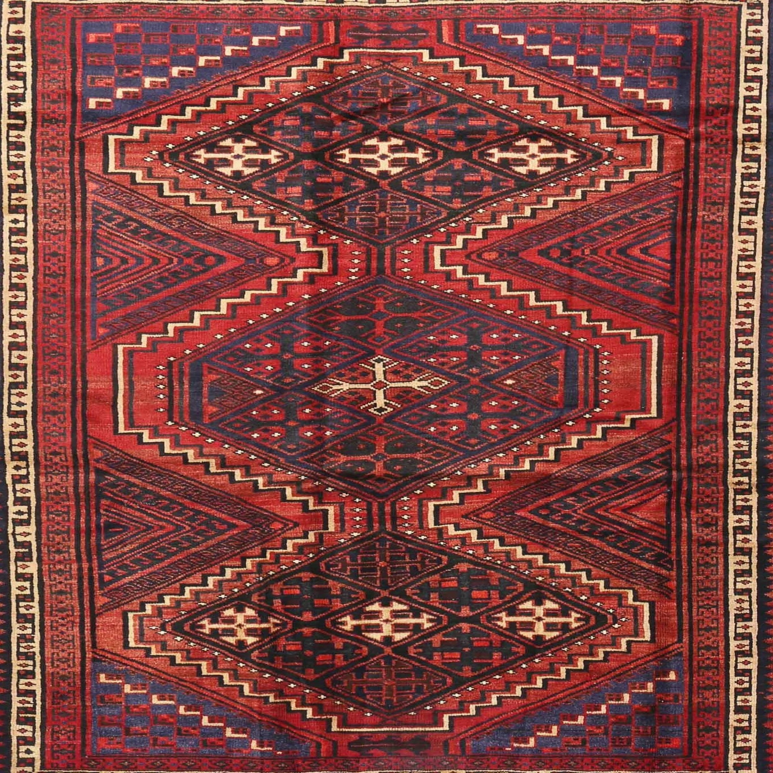 Ahgly Company Indoor Square Traditional Sienna Brown Persian Area Rugs ...