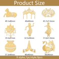 1 Set Nickel Decoration Stickers Metal Resin Filler Epoxy Resin UV ...