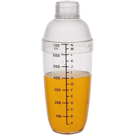 Plastic Cocktail Shaker Transparent Milk Tea Drink Mixer Hand Shakers ...