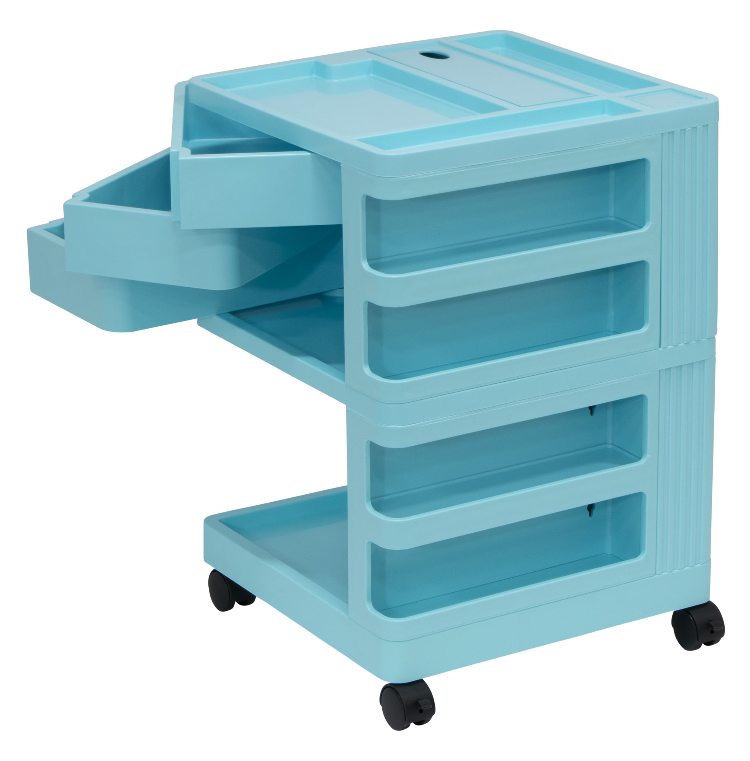 Kubx Pro Mobile Rotating 4-Sided Storage Organizer with Multiple ...