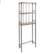Organize It All Free Standing 4 Tier Glass Spa Storage Shelf Unit ...