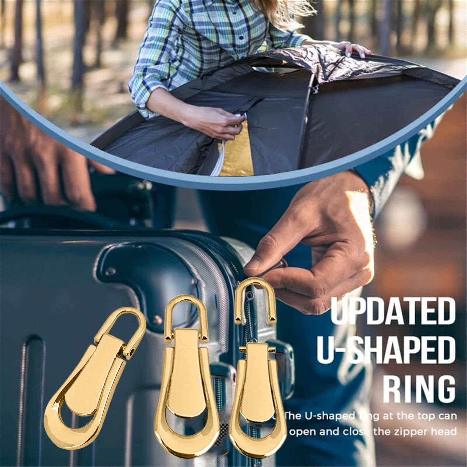 Vikakiooze 2022 Universal Detachable Zipper Puller Set Removable ...