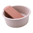 Washboard Basin for Hand Washing Clothes Washing Supplies Compact ...