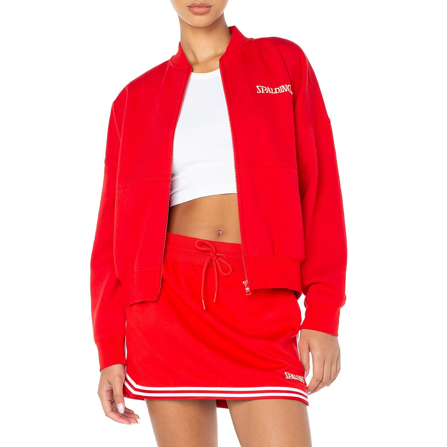 Spalding Women's Fleece Bomber Jacket - Samsclub.com