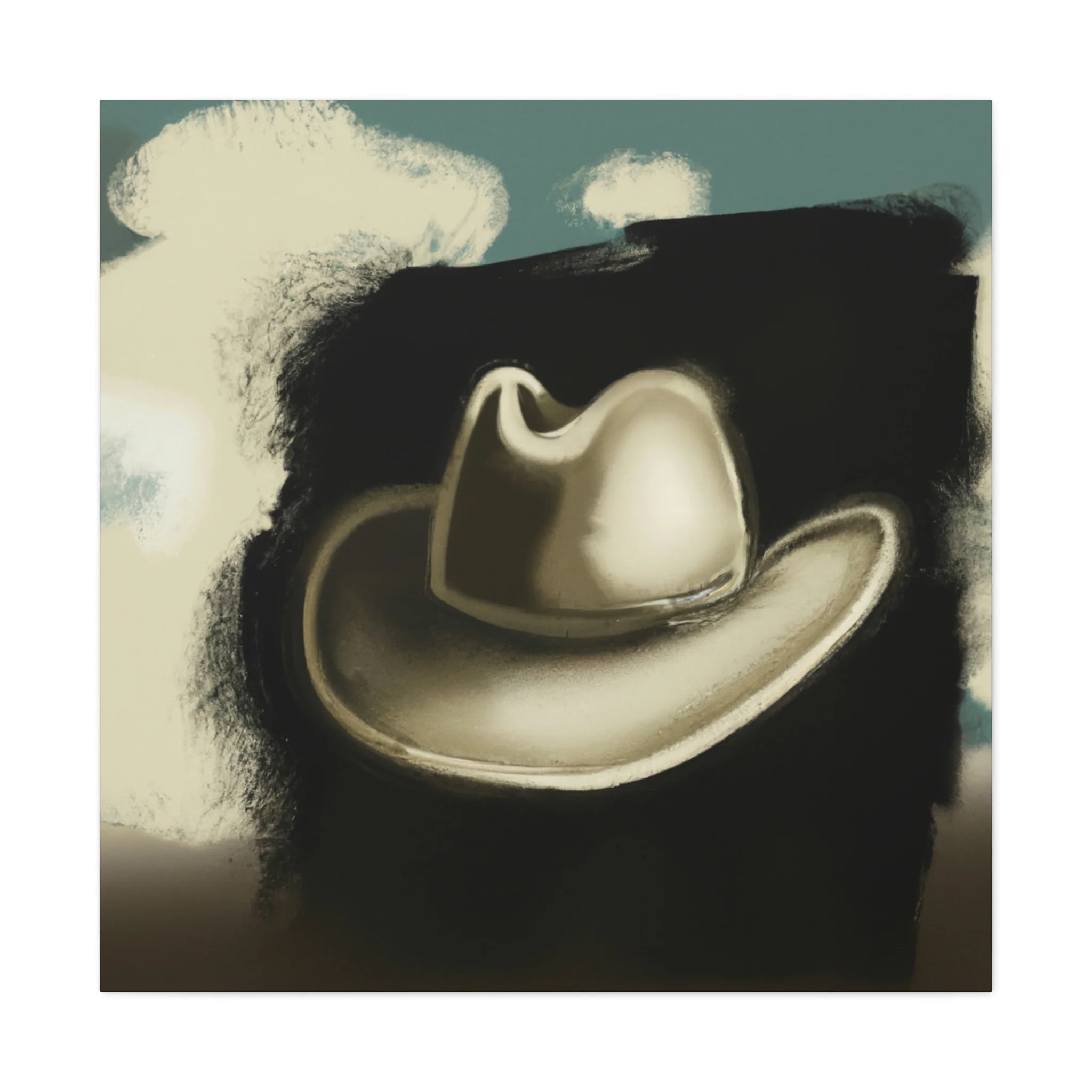 Cowboy Hat Salute - Canvas - Walmart.com