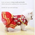 SeiS New Year Dog Fortune Cat Lace Dress Winter Princess Pet Skirt ...