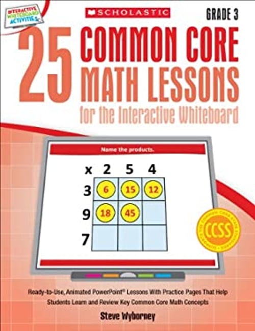 Pre-Owned 25 Common Core Math Lessons for the Interactive Whiteboard ...
