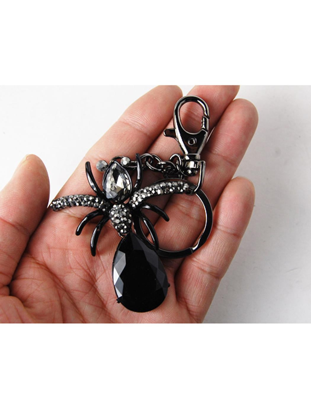 Black Rhinestone Crystal Gunmetal Tarantula Spider Halloween Gift ...