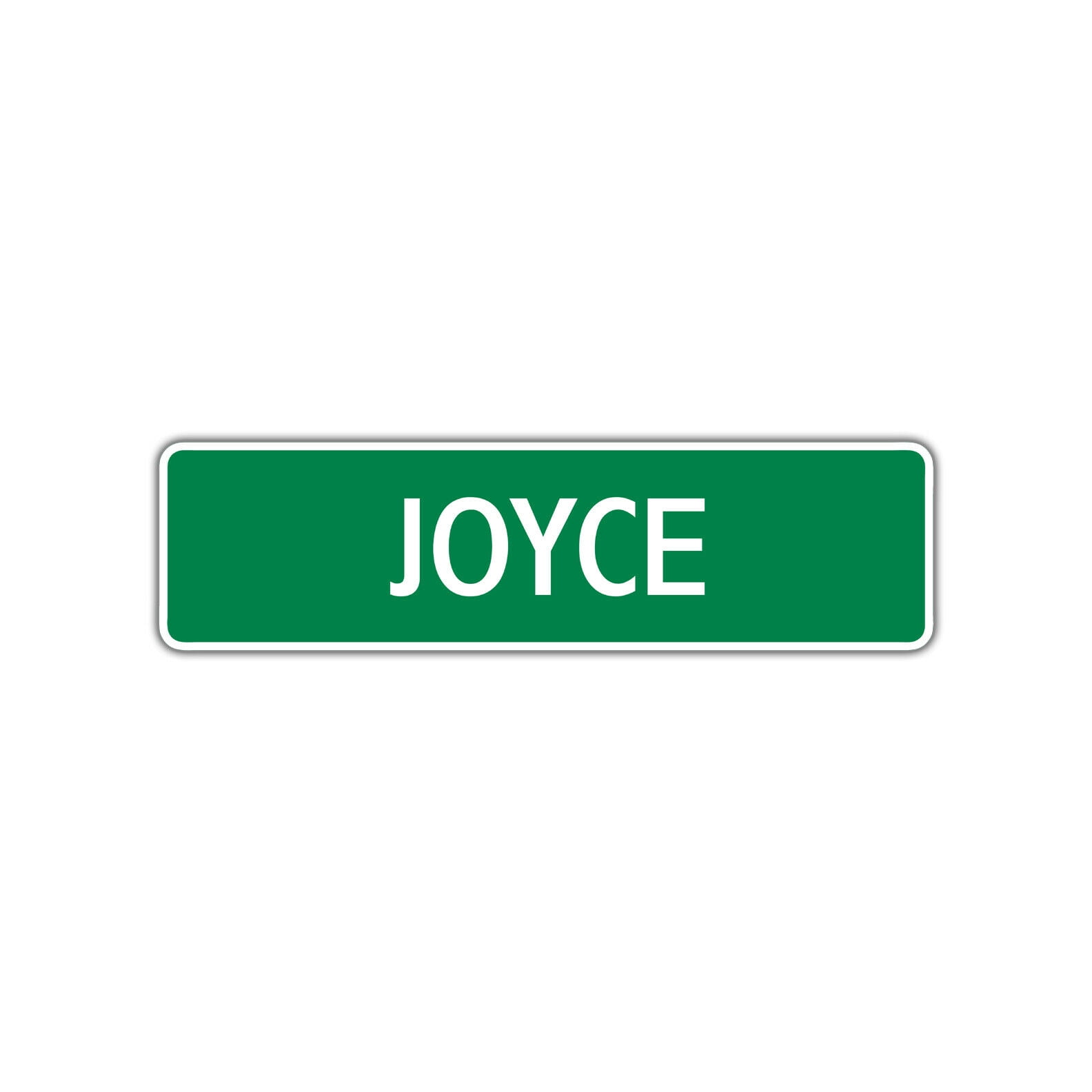 Joyce Girls Children Name Letter Printed Label Indoor Outdoor Unique ...