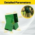 "Kojem 2 PCS A-Frame Swing Set Brackets, Powder-Coated Green, Heavy ...