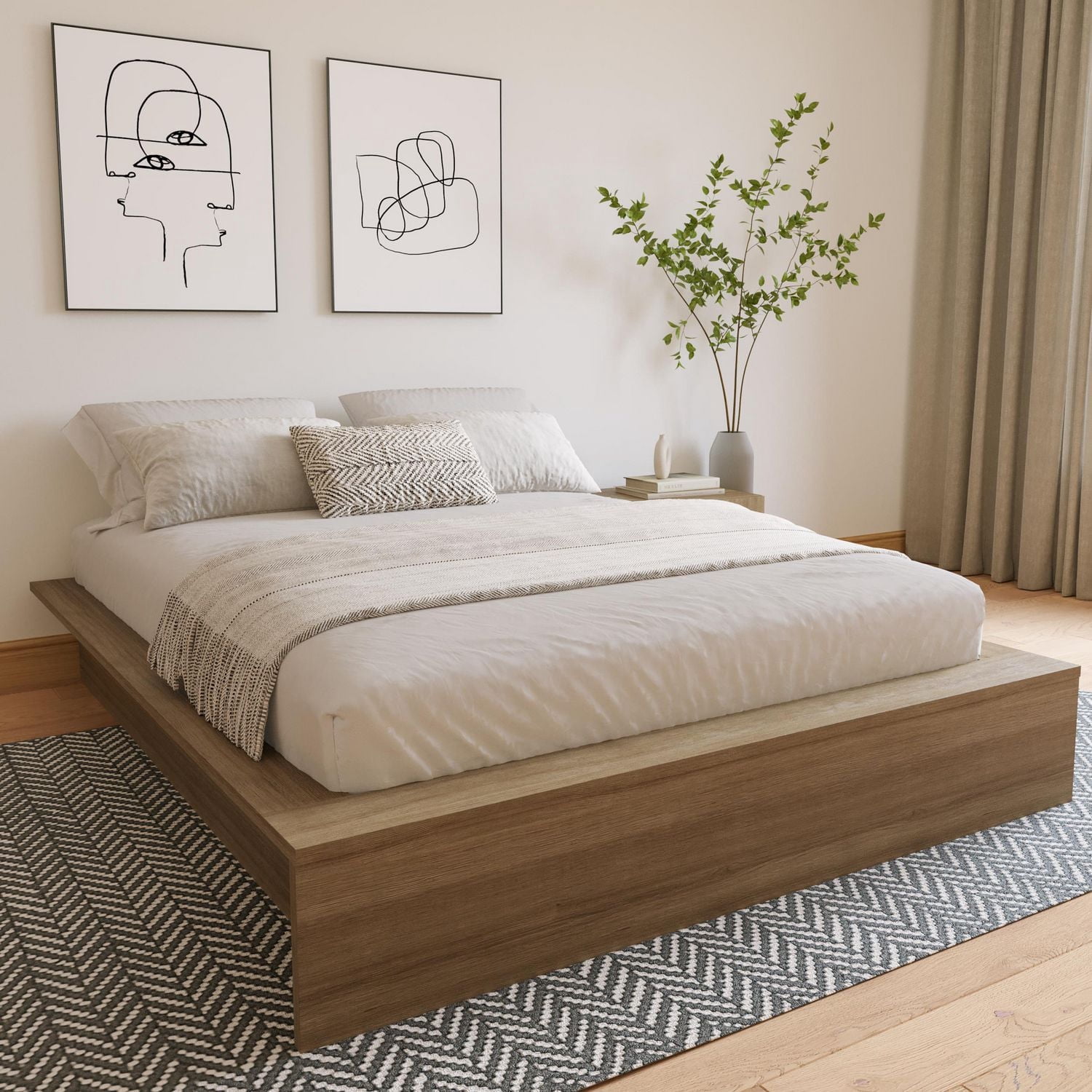 Click here for Nexera James Platform Bed Queen prices