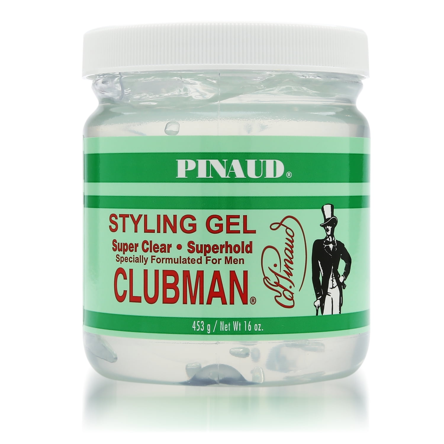 Clubman Pinaud Super Clear Styling Gel Super Hold, 16 oz. - Walmart.com