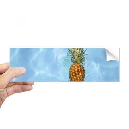 Fresh Pineapple Tropical Fruit Picture Rectangle Bumper Sticker ...