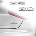 3D ABS 2.0 2.5 Shaped Car Decal Sticker Rear Trunk Decorative Badge ...