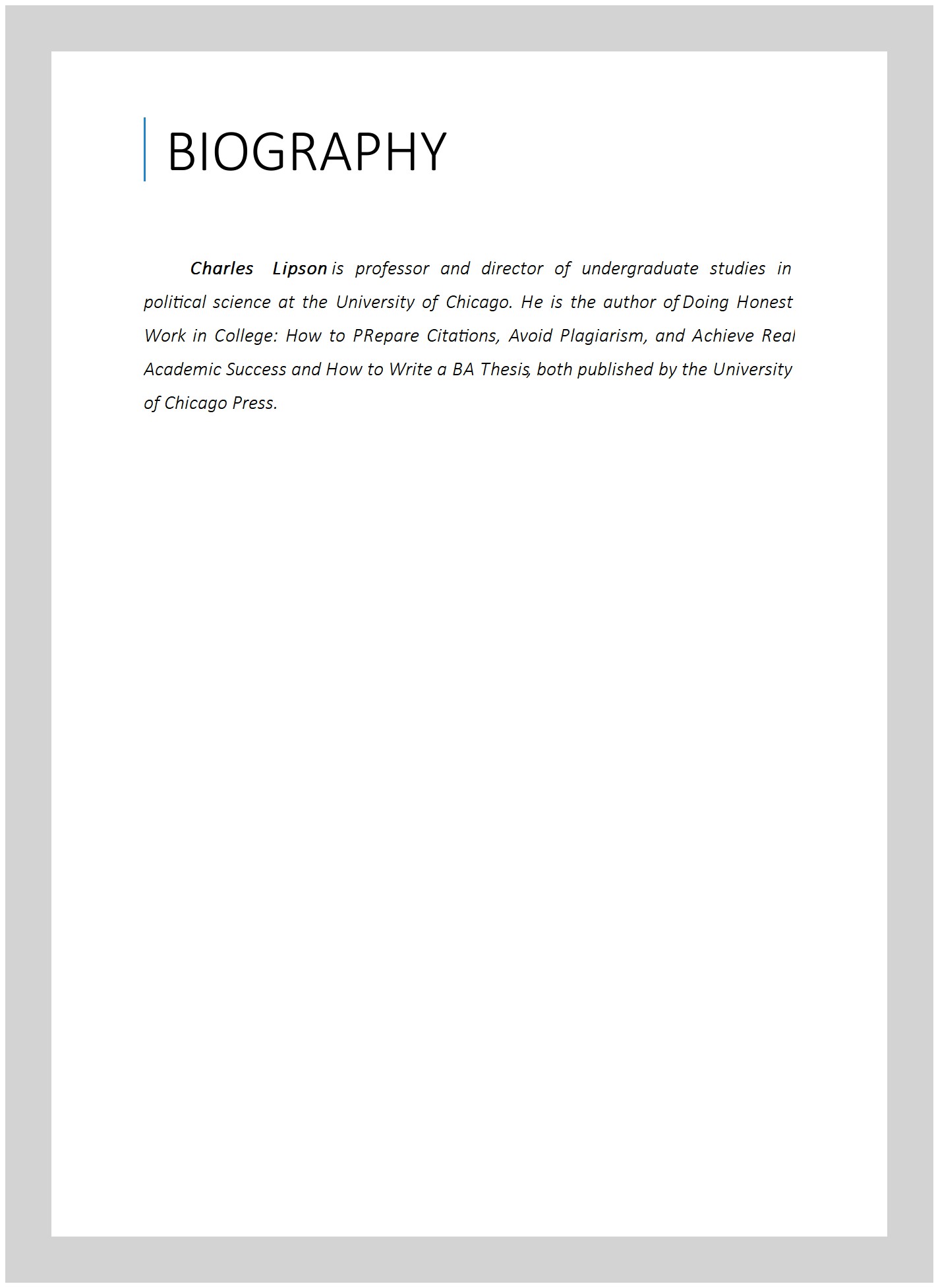 Mla Biography Format | ppgbbe.intranet.biologia.ufrj.br