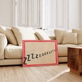 Affixzi Sleeping Quote Print, Hand Drawn Bedroom Wall Art, Above Bed ...