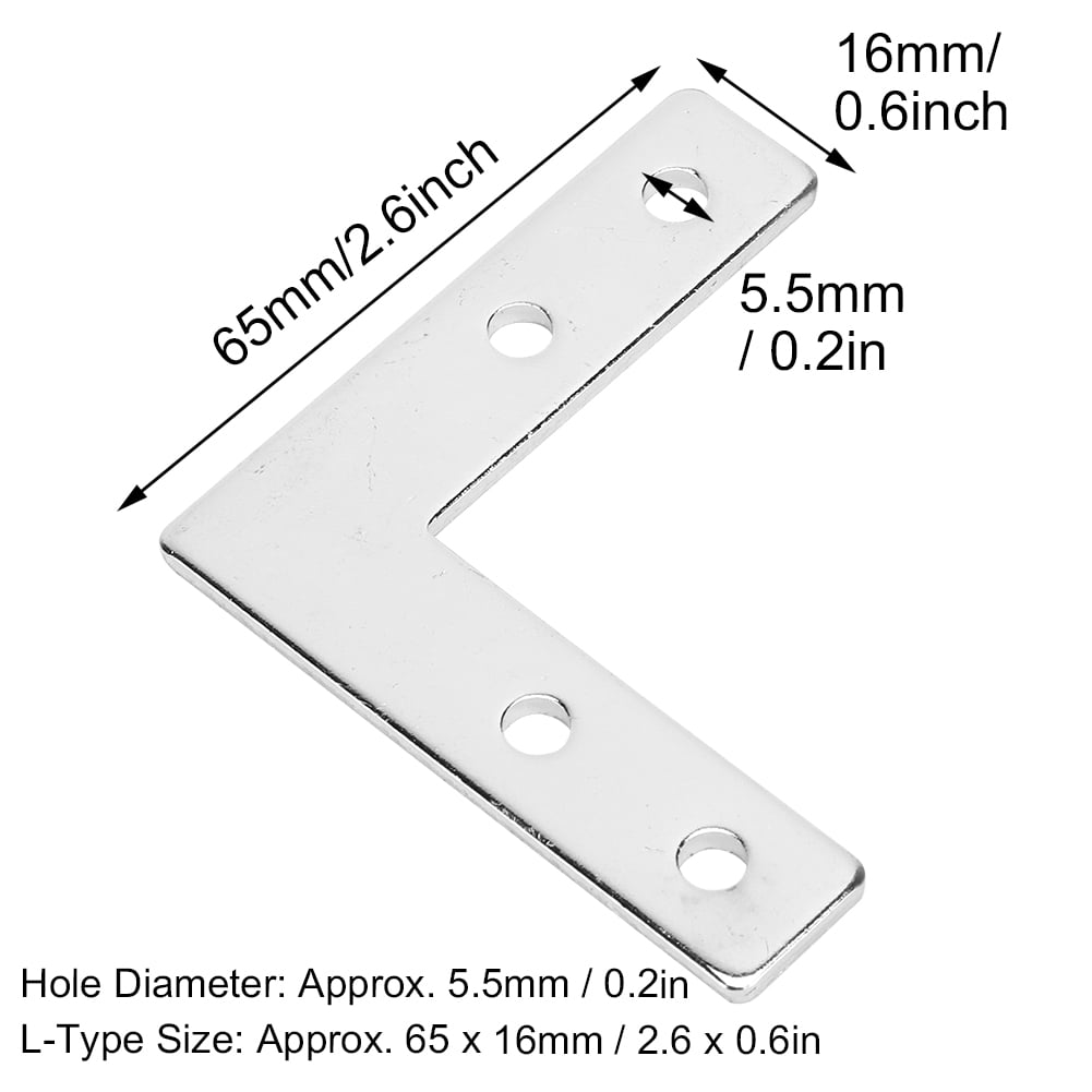 Buy L-Type Connection Plate, 2020 Aluminum Extrusion Profiles, Various ...