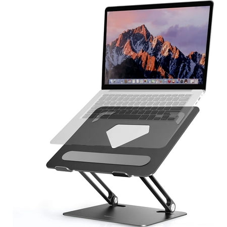 Laptop Stand for Desk Adjustable Height Angle Foldable Laptop Riser ...