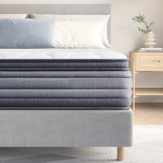 Click here for King Size Mattress  Lecuneey 12 Hybrid Memory Foam... prices